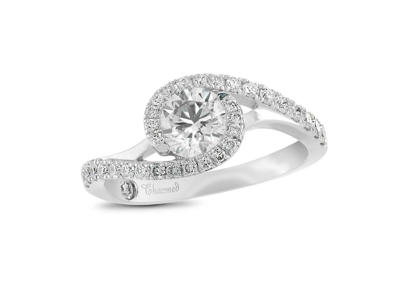 Charmed By Richard Calder 1.29CTW Diamond Engagement Ring | Charm ...