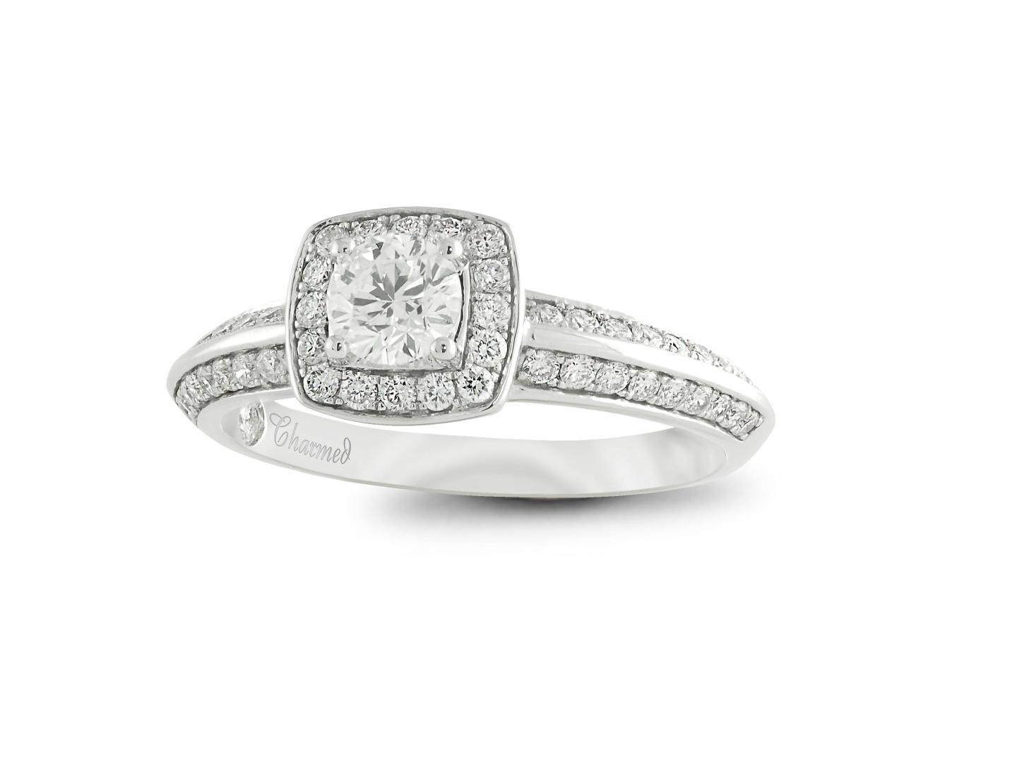 Charmed By Richard Calder 0.78CTW Diamond Engagement Ring | Charm ...